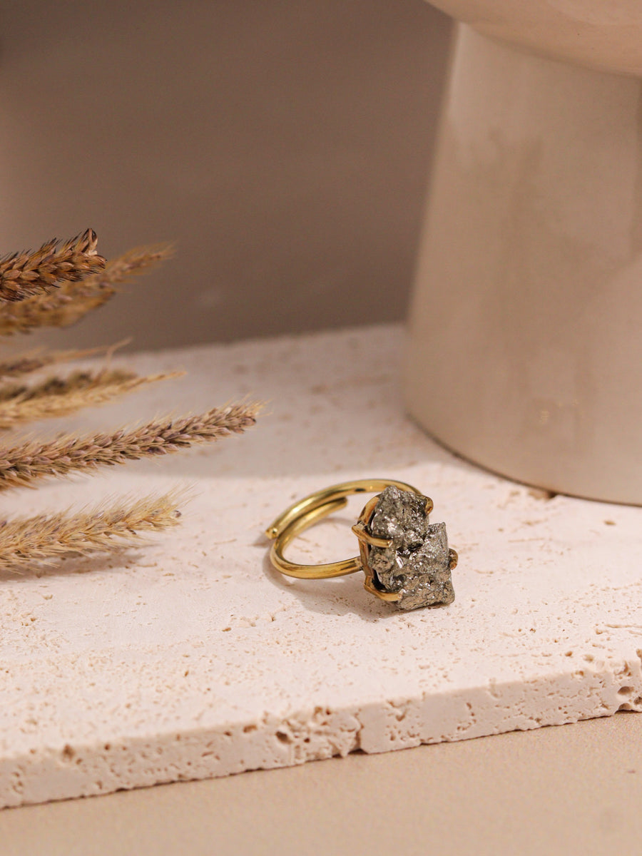 Pyrite ring – The Stardust Studio