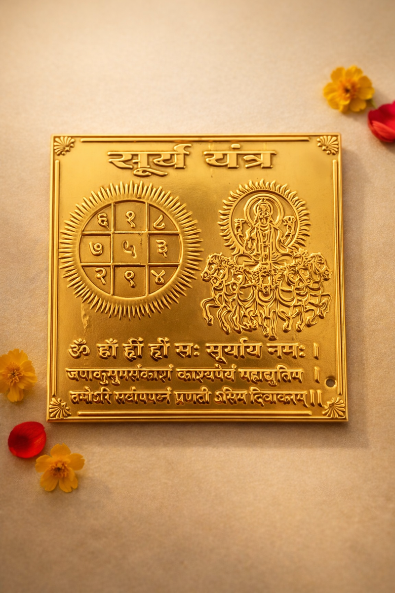 Panch Dhatu Surya Yantra (5 metals) – The Stardust Studio