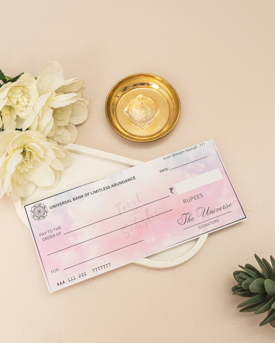 Manifestation Cheque – The Stardust Studio